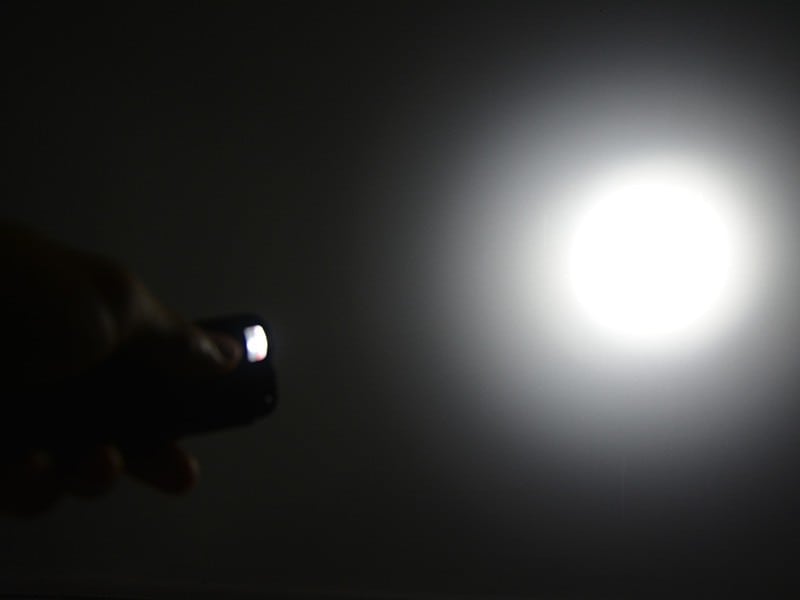 Portable Multifunction Glare LED Torch (Black) - Survival Gear